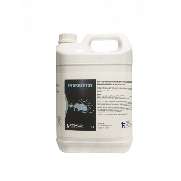 PRESERV'RAT liquide concentré pour appareil piège à rats Ekomille