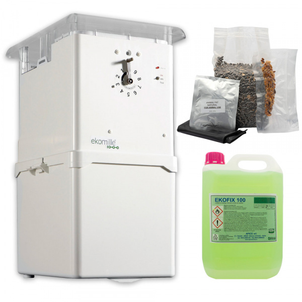 EKOMILLE appareil dératisation + appâts EKOFOOD + conservation EKOFIX
