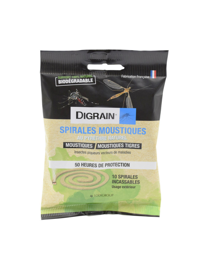Digrain spirales anti-moustiques